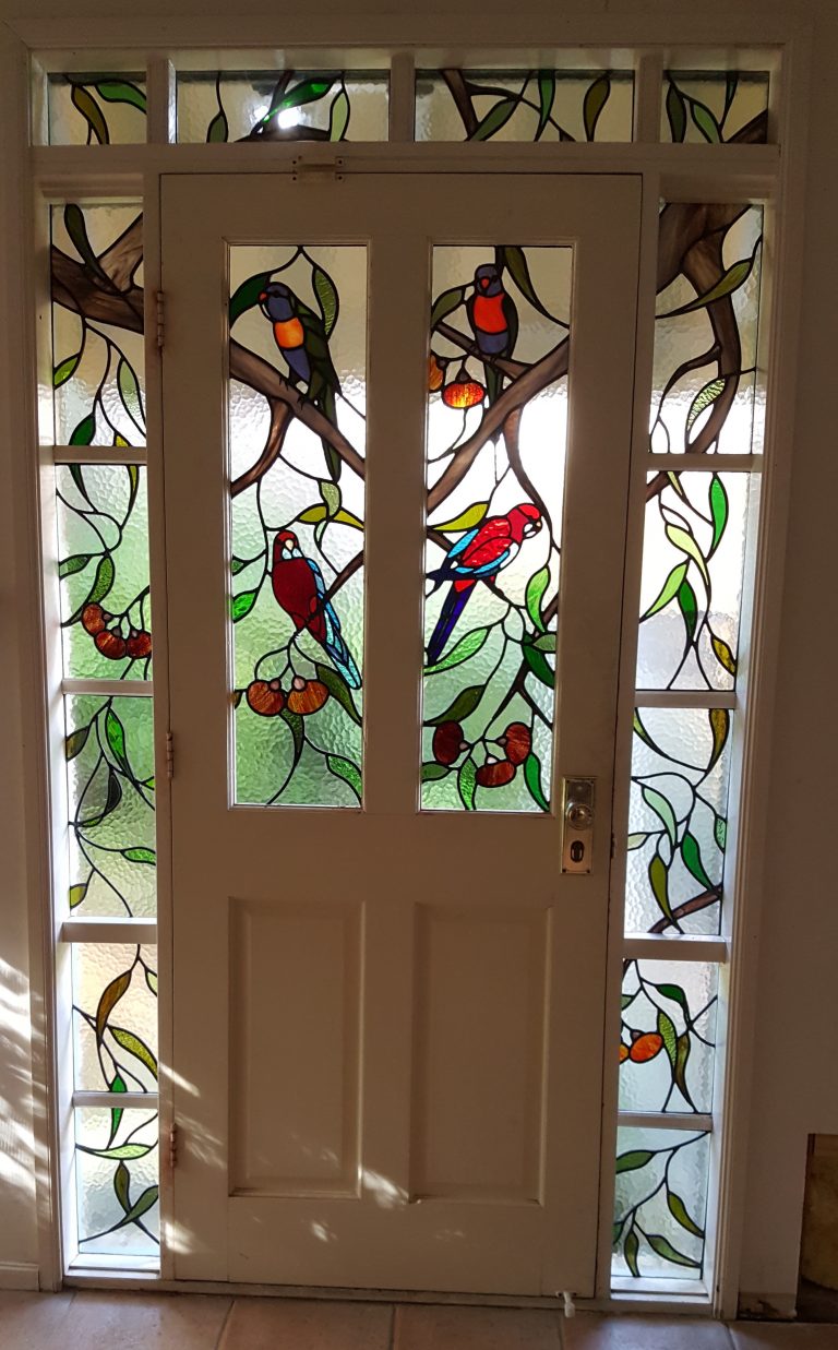 Leadlight Door | Lawrence Leadlights | New Leadlight Design